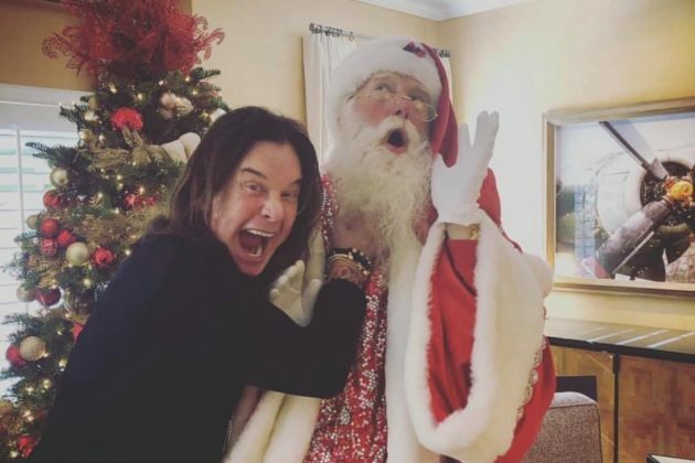 Ozzy Osbourne's Rare Christmas Photo Revealed