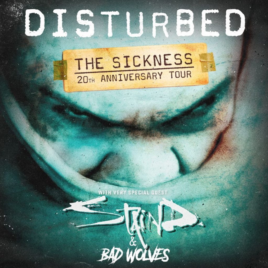 Disturbed Announces 'The Sickness 20th Anniversary Tour'