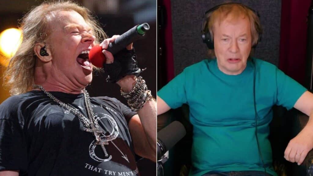 ANGUS YOUNG on AXL ROSE's joining AC/DC: "For us, It Was A Heaven-Sent"