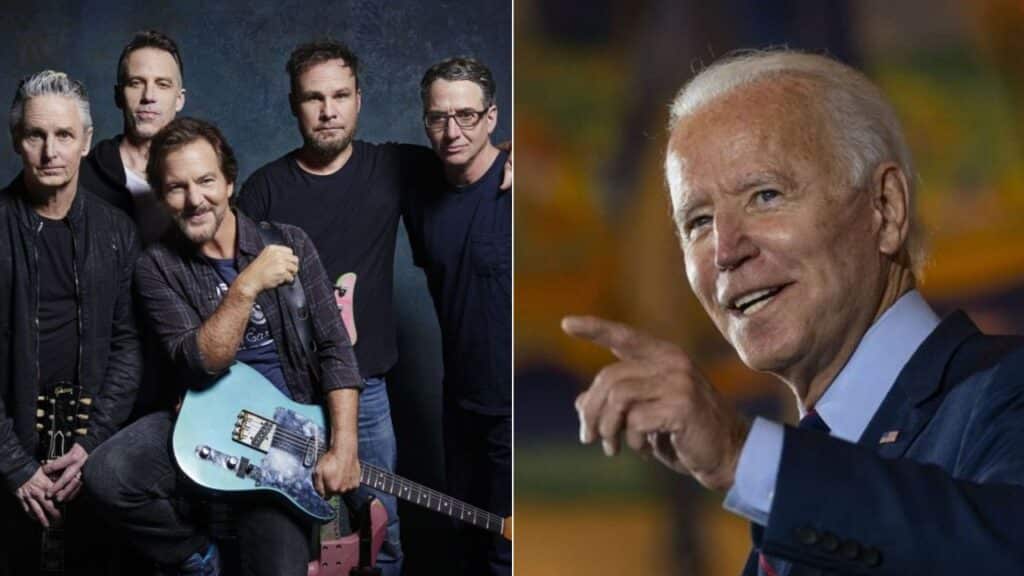 PEARL JAM Reacts JOE BIDEN's Defeating DONALD TRUMP