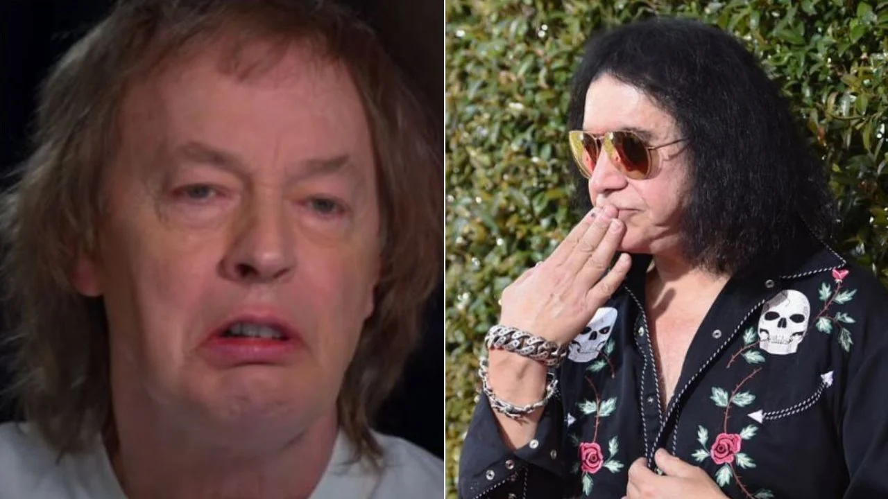 KISS's Gene Simmons Recalls AC/DC's Angus Young's Pathetic Looking At Their First-Ever Meeting