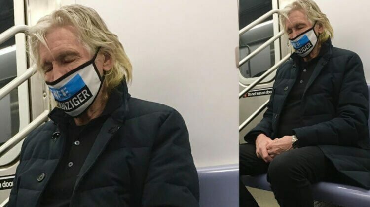 Pink Floyd's Roger Waters Appeared In A Subway While Falling Asleep
